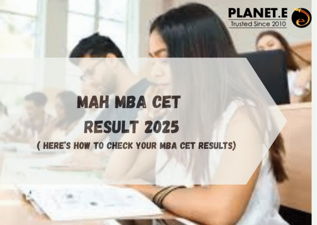 MAH MBA CET Result 2025 - Planet E